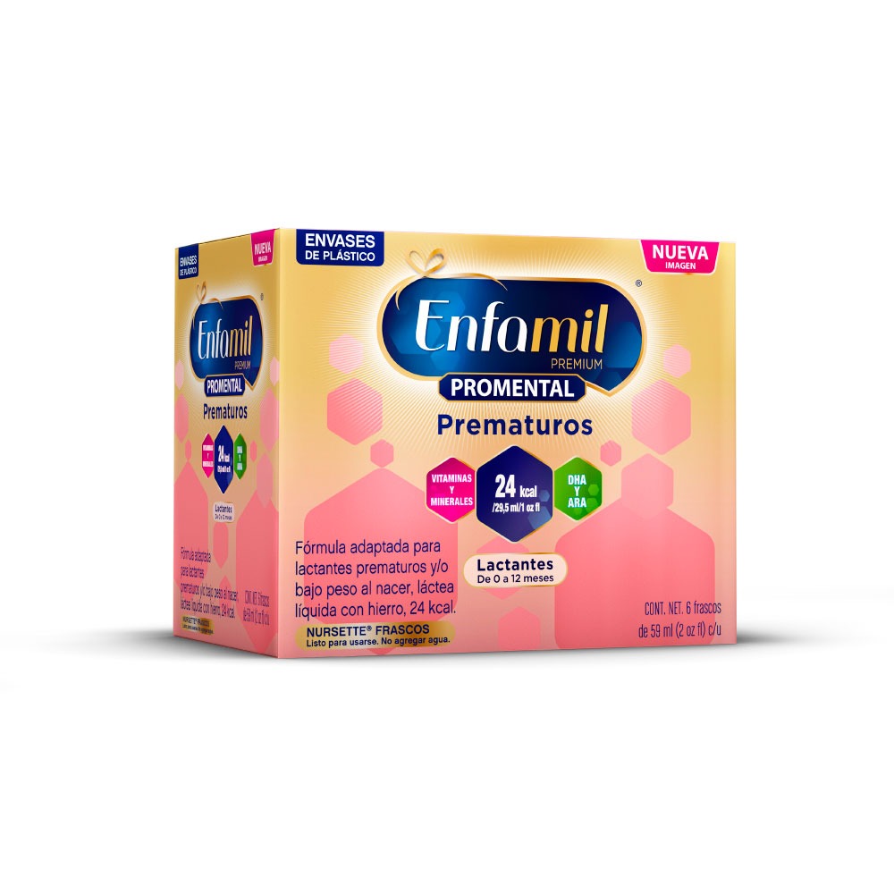 Enfamil Prematuros líquido 24 HP Botella 59ml x 6 - distribuidoramorita.com