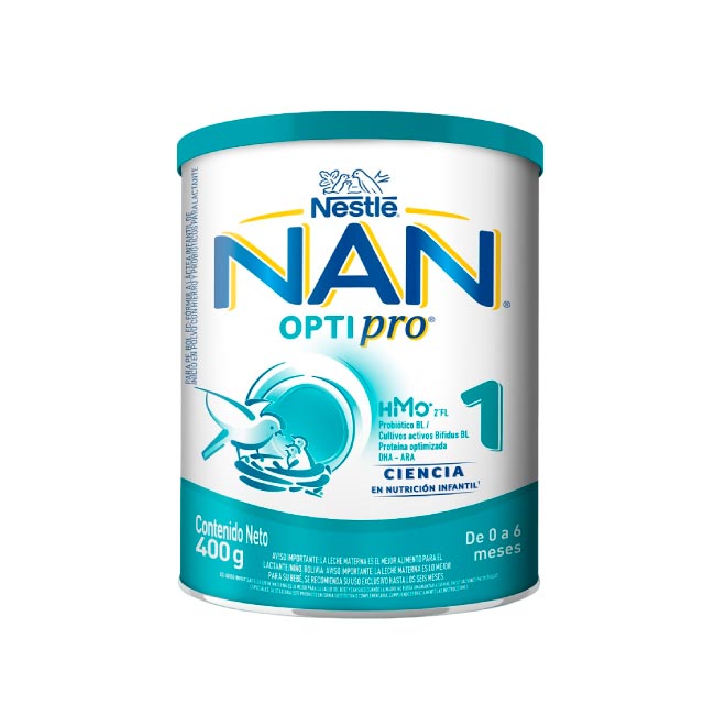 NAN® PRO HMO Fórmula Infantil Etapa 1 Lata x 400g - distribuidoramorita.com
