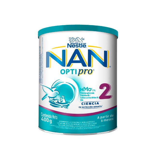 NAN® PRO HMO Fórmula Infantil Etapa 2 Lata x 400g - distribuidoramorita.com